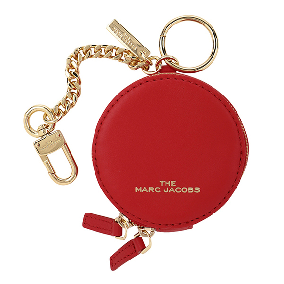 Marc Jacobs | Bags | Marc Jacobs The Sweet Spot Keychain Leather Red ...